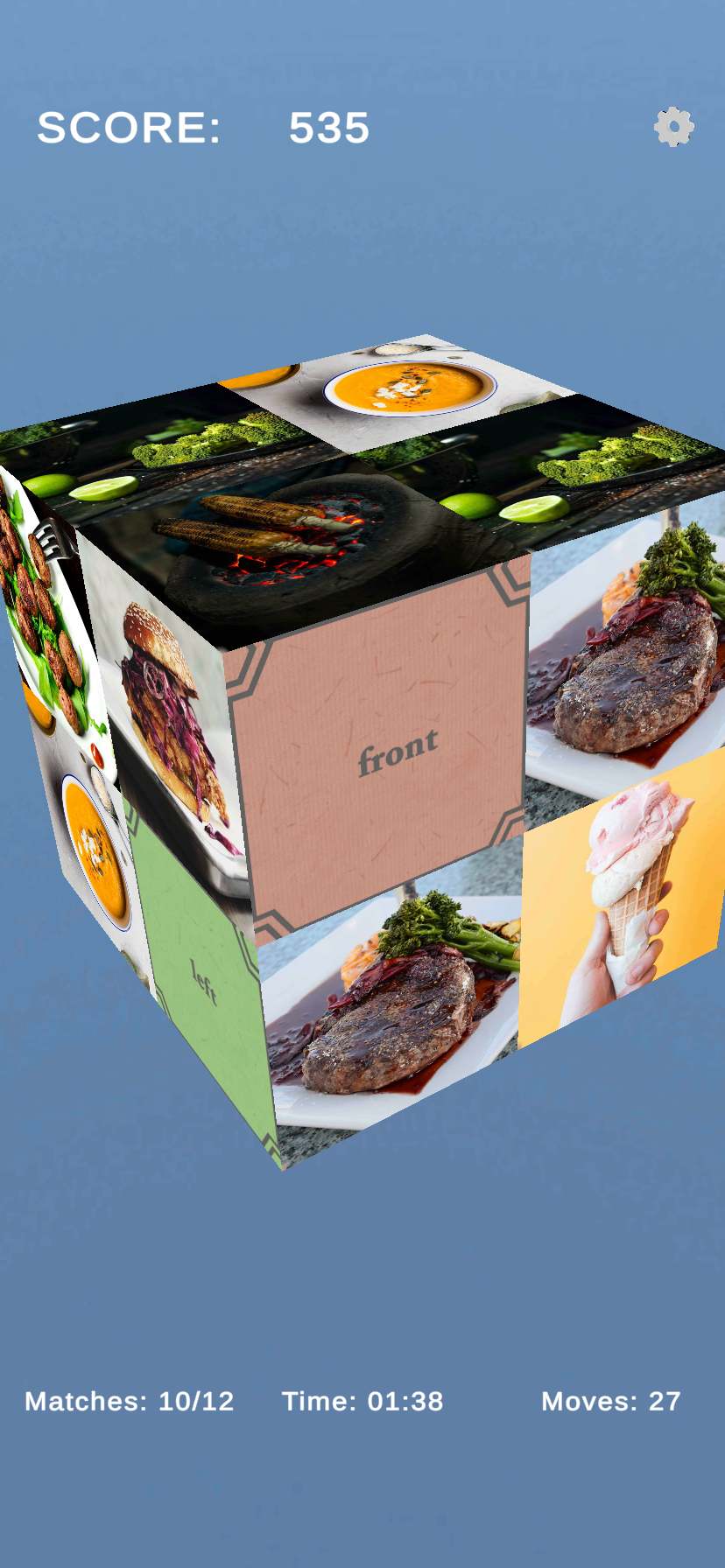 Mem3d - A Memory Game in 3D